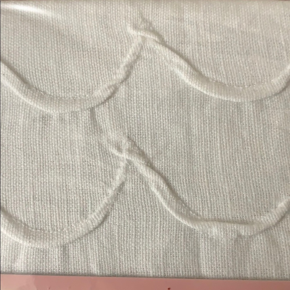 kate spade | Bedding | Kate Spade White Puckered Scallop Euro Sham ...